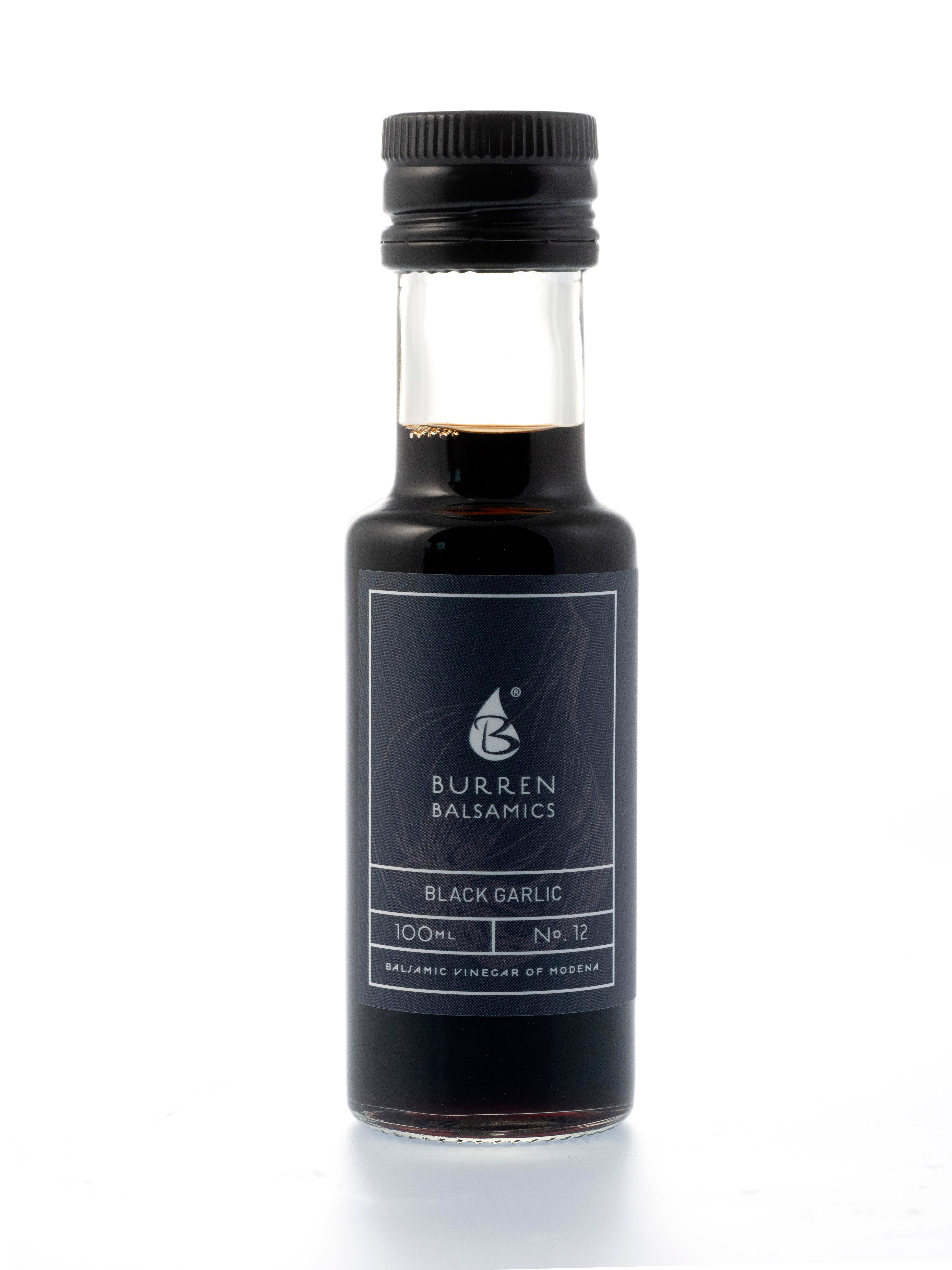 Black Garlic Infused Balsamic Vinegar of Modena – Burren Balsamics